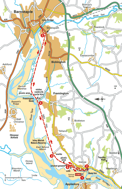 The Tarka Trail - Instow to Barnstaple - Bike Rides - The AA
