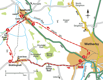 Wetherby West Yorkshire Map