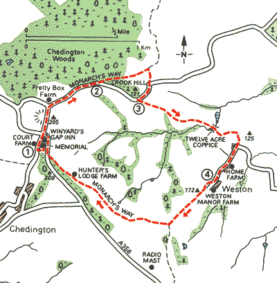 The Monarch's Way Through Winyard's Gap - Walks - The AA