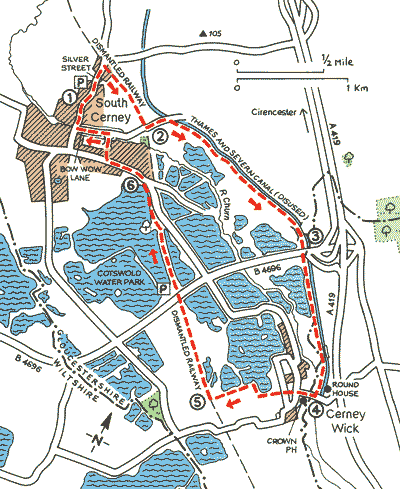 Around the Lakes of the Cotswold Water Park - Walks - The AA