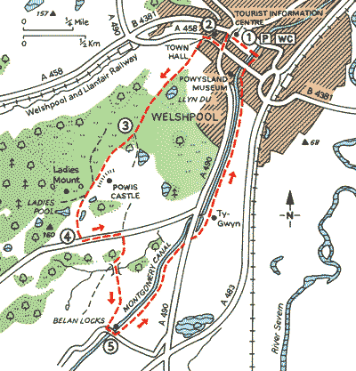 Powis Castle and the Montgomery Canal - Walks - The AA