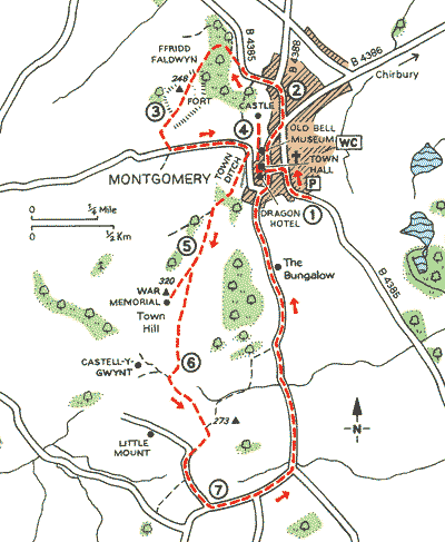 Montgomery - Land of the Marcher Lords - Walks - The AA