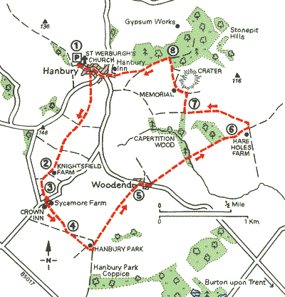 The Secret of the Hanbury Crater - Walks - The AA