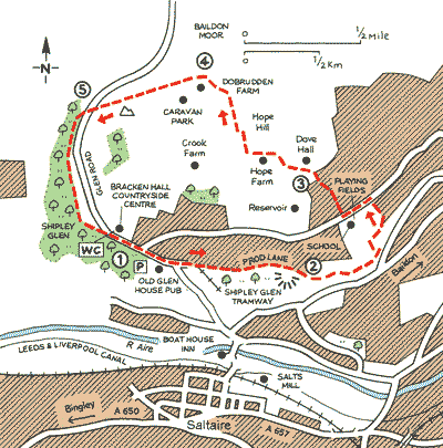 Shipley Glen's Tramway and Baildon Moor - Walks - The AA