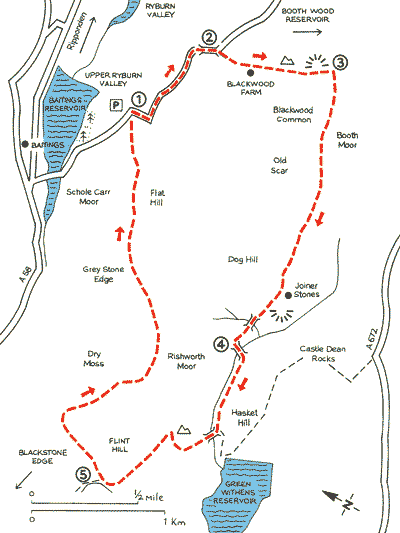 Rishworth Moor's Expanse - Walks - The AA